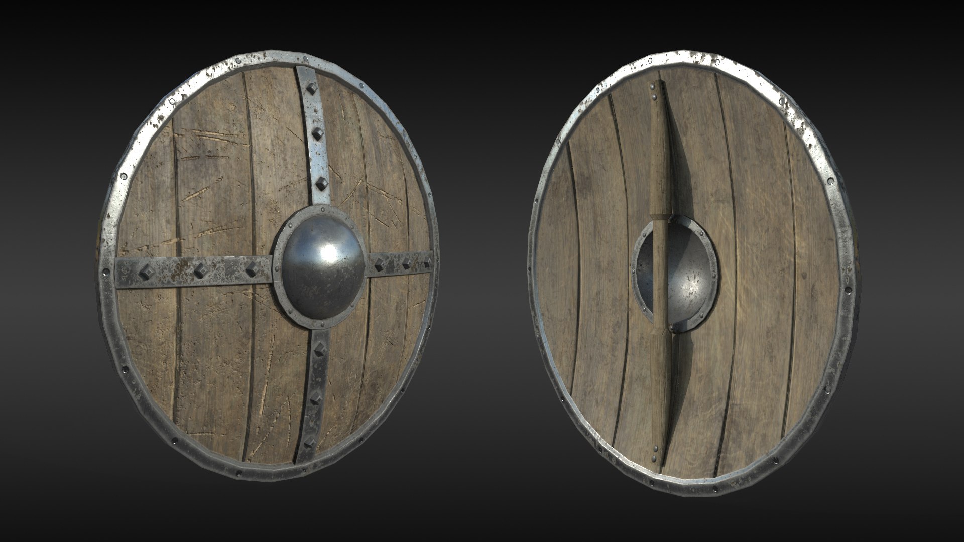 Viking Shields Weapons 3D - TurboSquid 1478028
