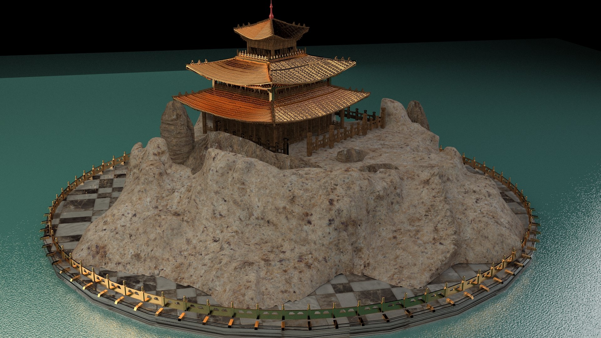 Chinese Ancient House 3D Model - TurboSquid 1883899