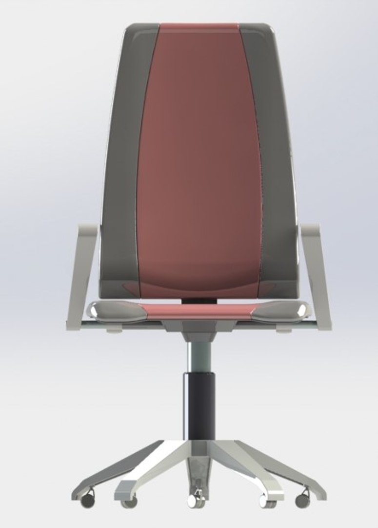 office chair 3d dxf