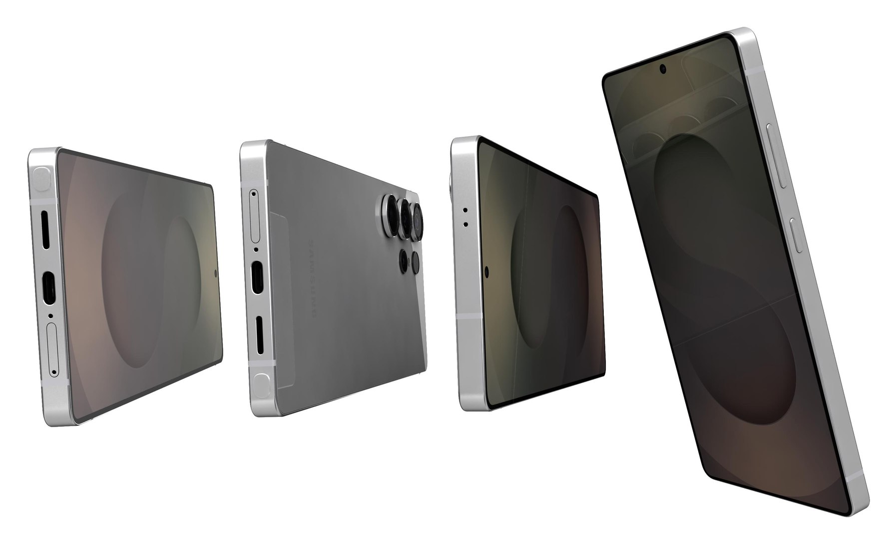 3D Samsung Galaxy S25 Ultra Titanium Whitesilver - TurboSquid 2352712