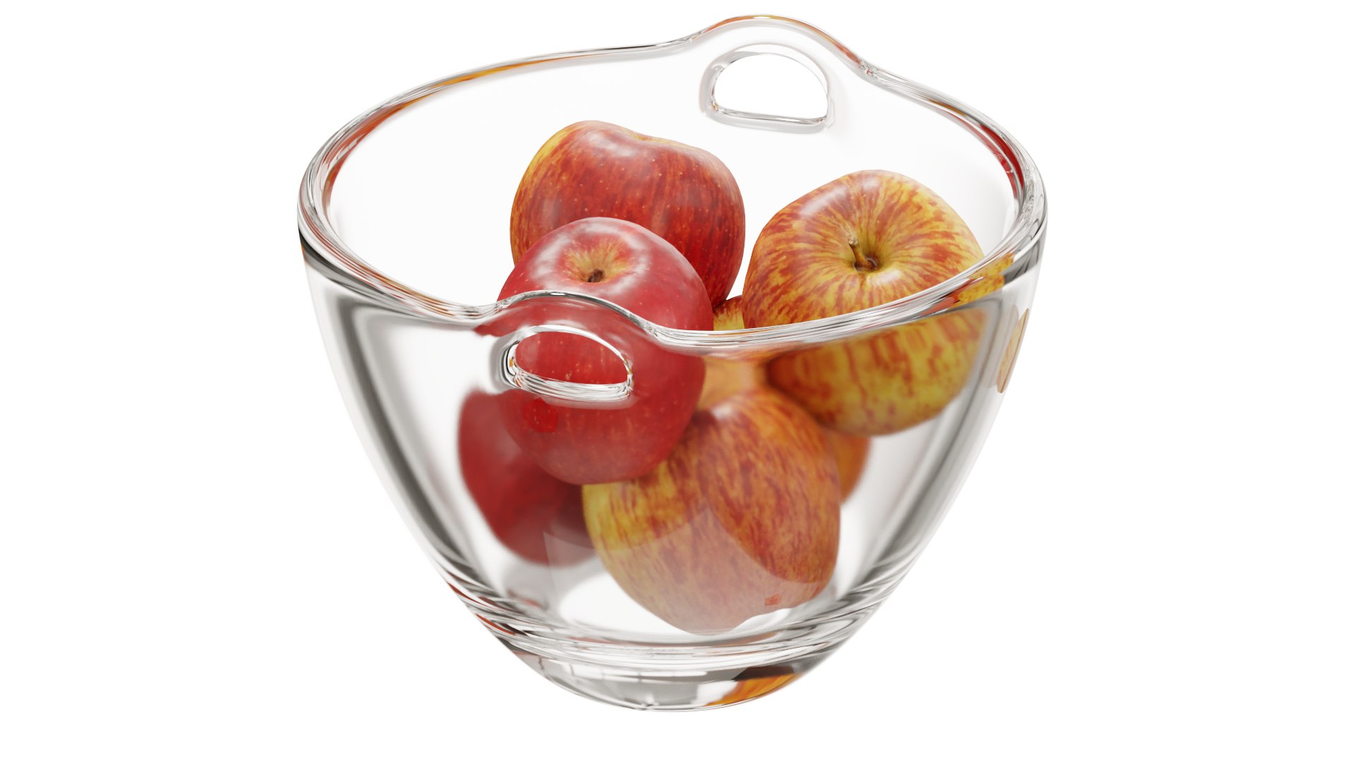 Ono fruit salad bowl set 04 model - TurboSquid 1965474