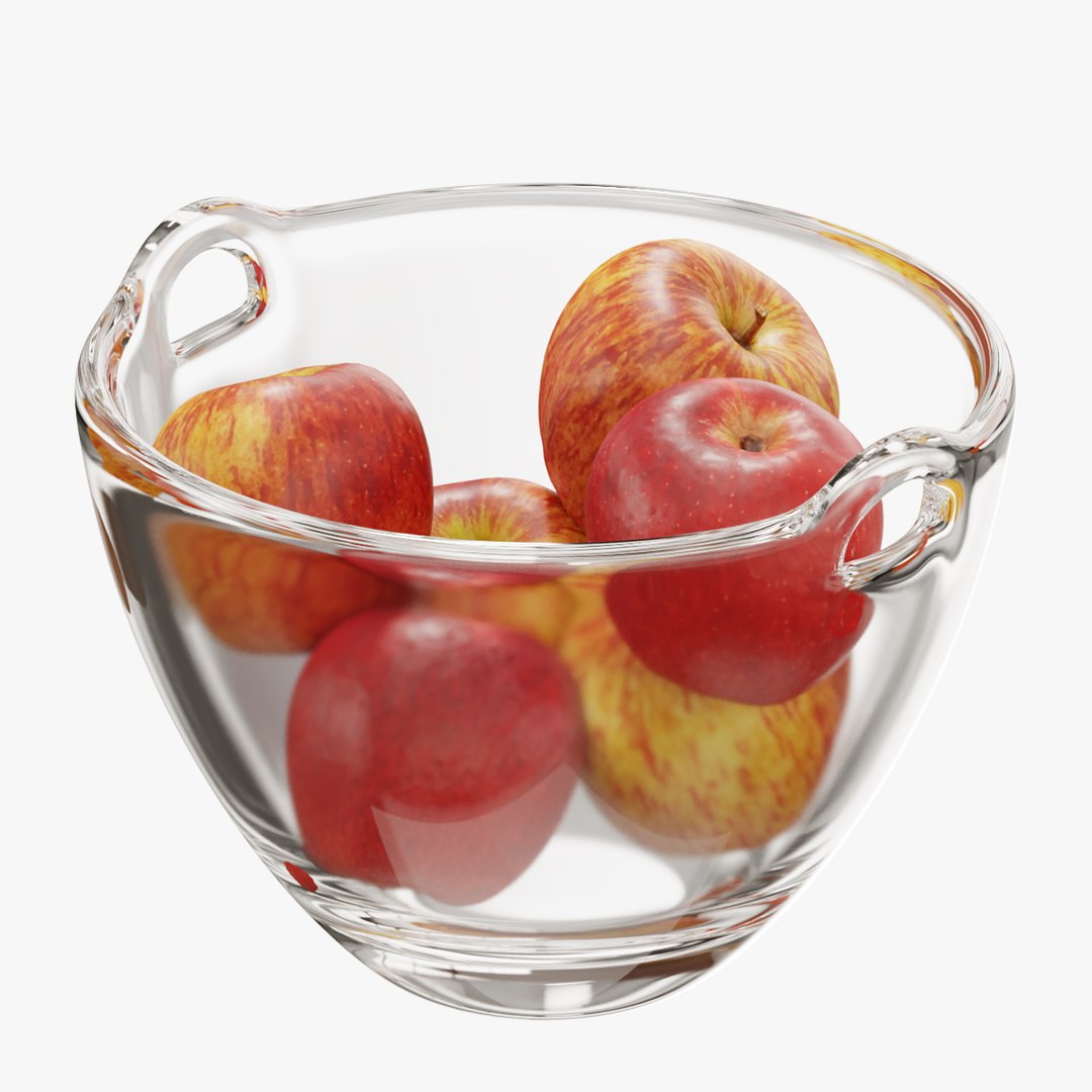 Ono fruit salad bowl set 04 model - TurboSquid 1965474