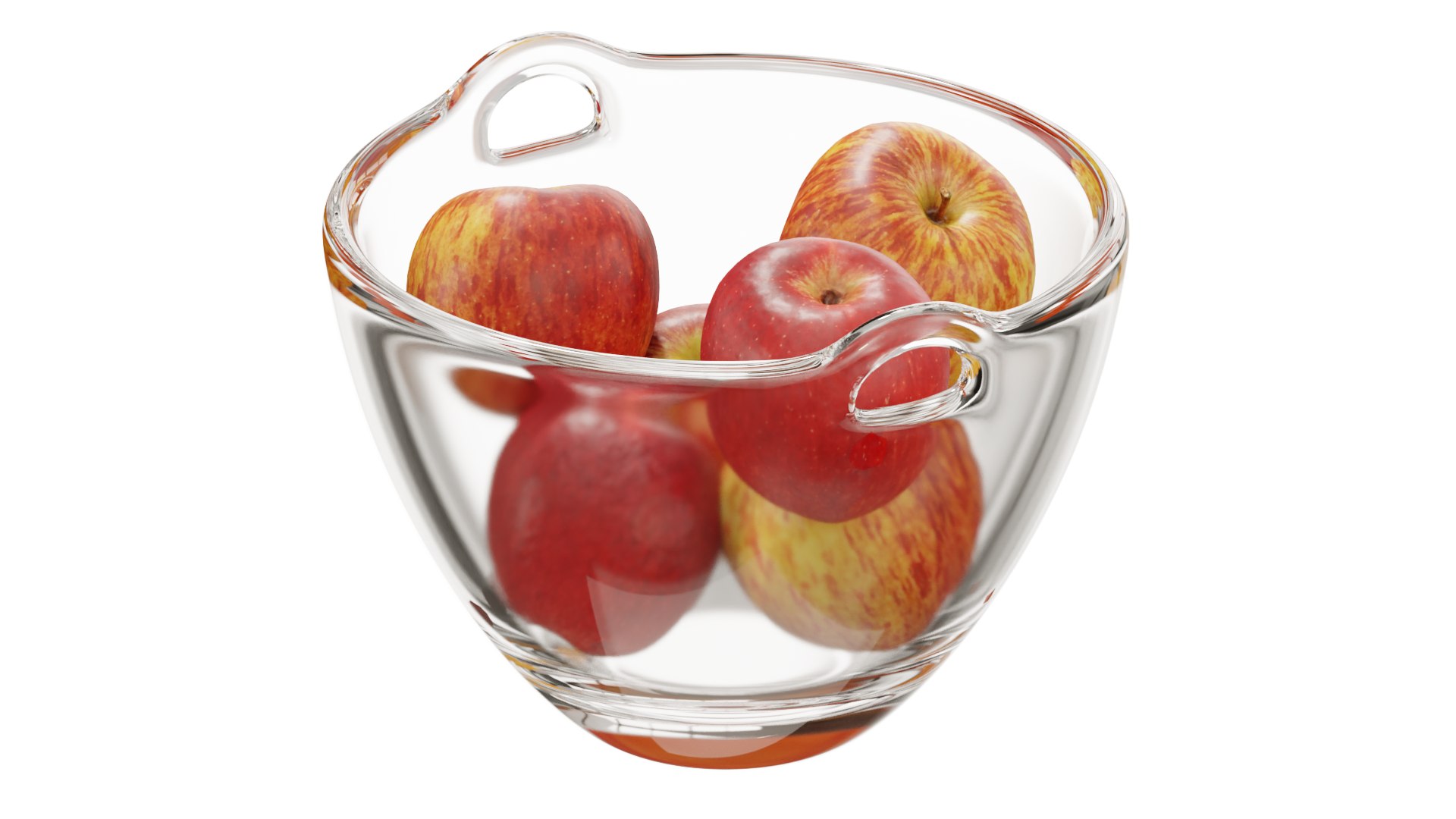 Ono Fruit Salad Bowl Set 04 Model - TurboSquid 1965474