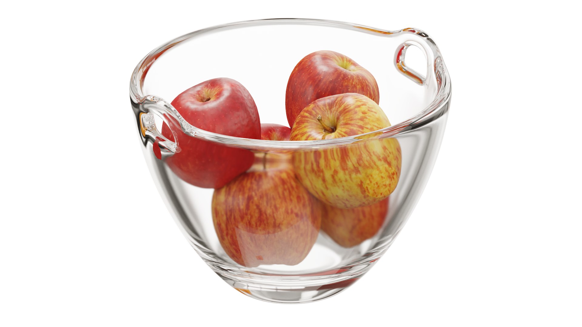 Ono Fruit Salad Bowl Set 04 Model - TurboSquid 1965474