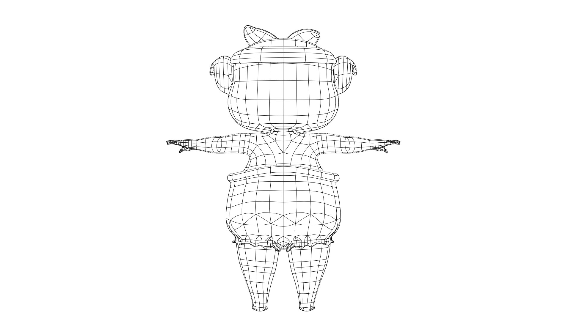 3D Cartoon Baby Pig with Hairband 3D Rigging - TurboSquid 1774624