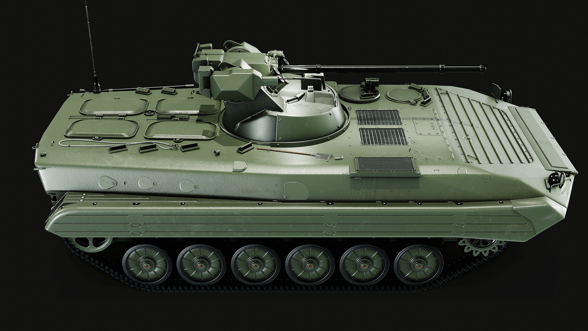 Fighting vehicle infantry bmp-1am 3D model - TurboSquid 1695957