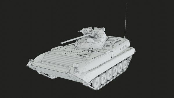 Fighting vehicle infantry bmp-1am 3D model - TurboSquid 1695957