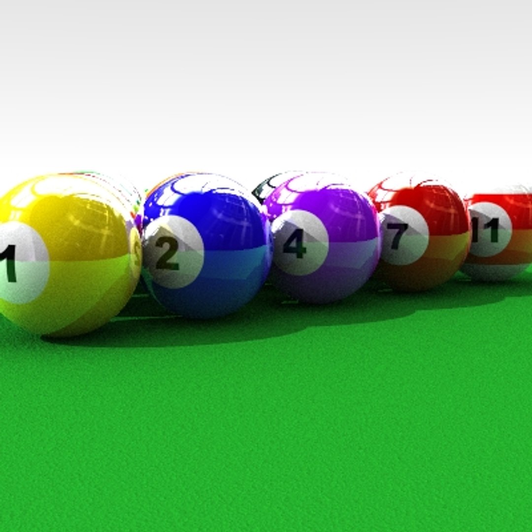 Billard Balls Lwo