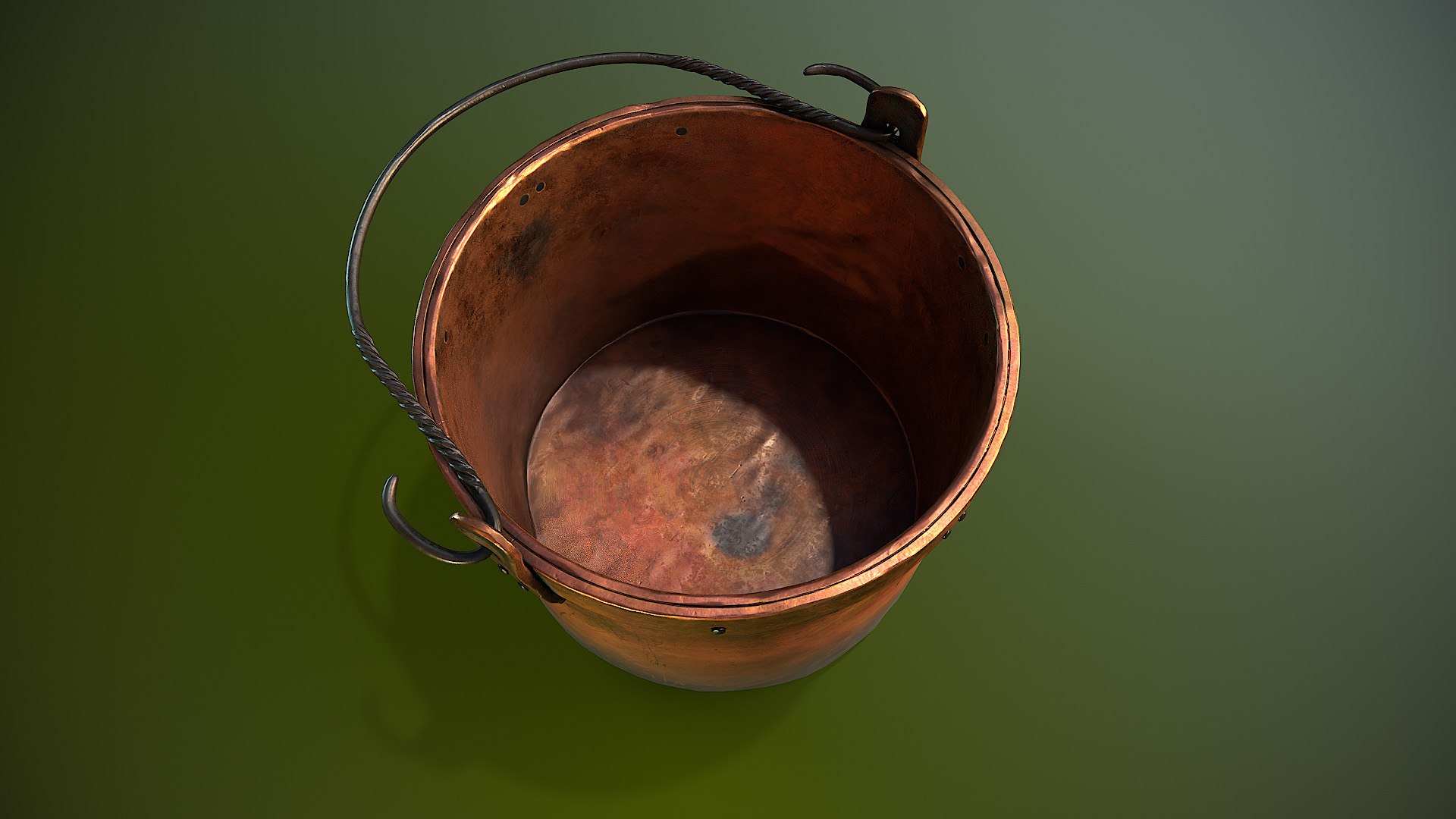 Copper Cooking Pot 3D Model - TurboSquid 1933128