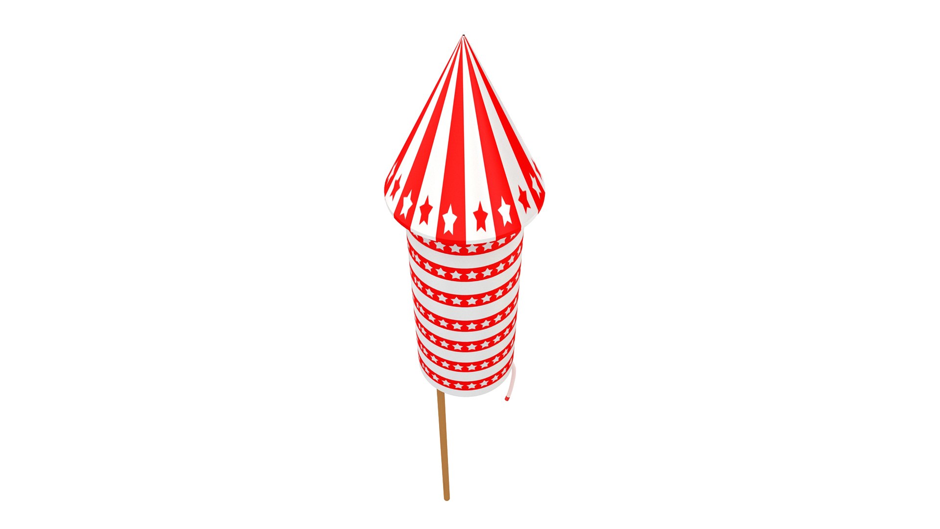 Firework Rocket V4 3D Model - TurboSquid 2011465