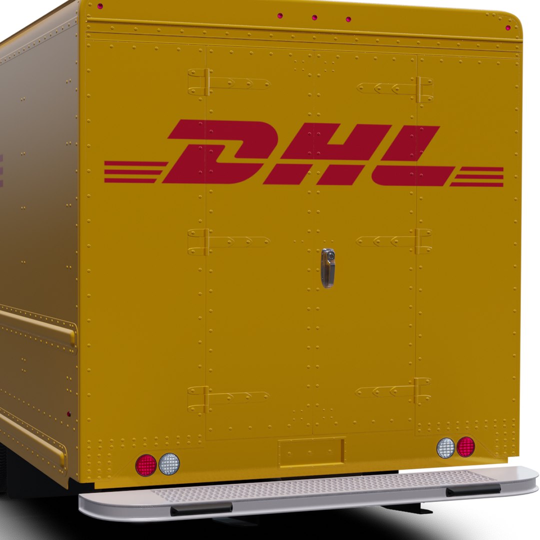 3D Dhl Delivery Step Van - TurboSquid 1411058