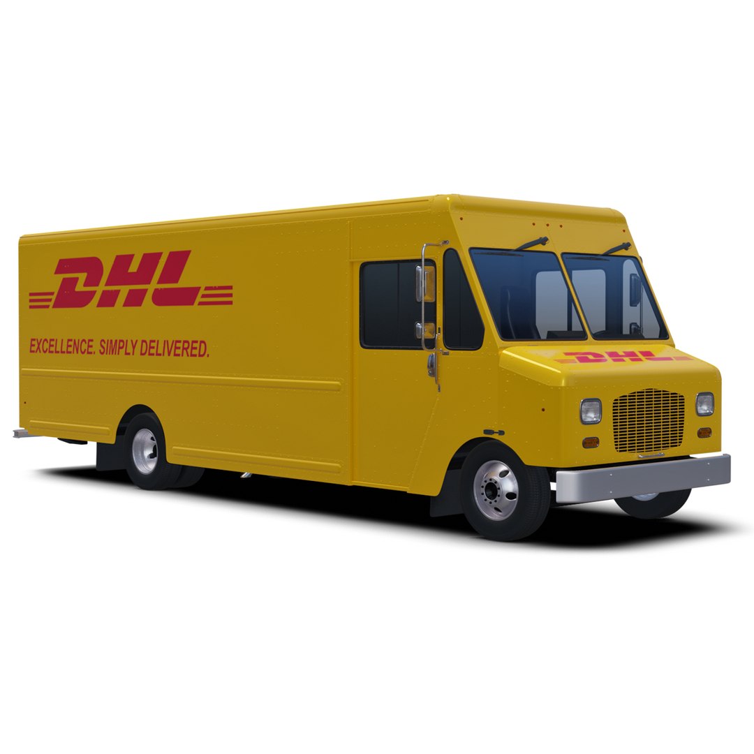 3D Dhl Delivery Step Van - TurboSquid 1411058