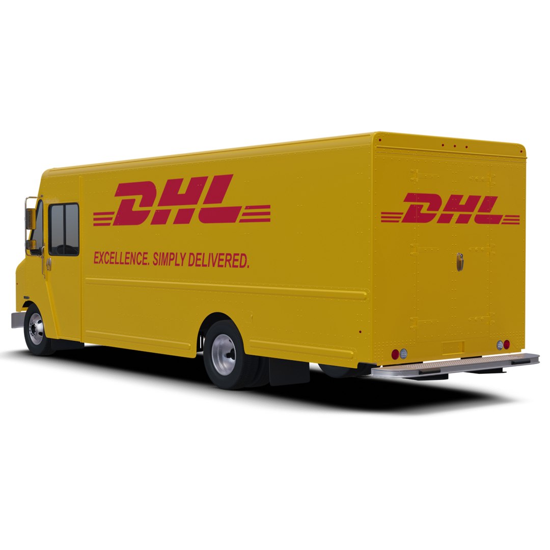 3D Dhl Delivery Step Van - TurboSquid 1411058