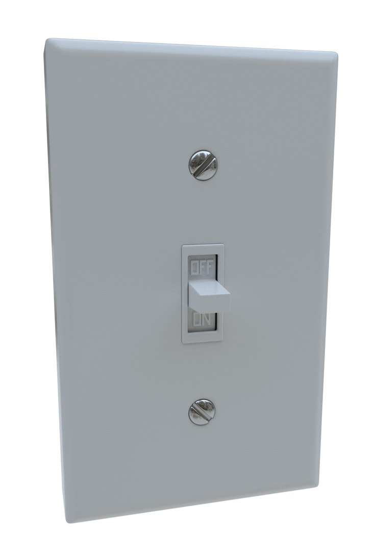 Light Switch 3D Model - TurboSquid 1194150