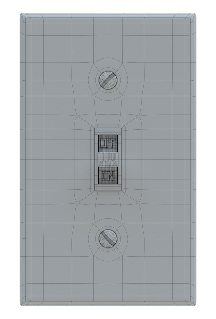 Light Switch 3D Model - TurboSquid 1194150
