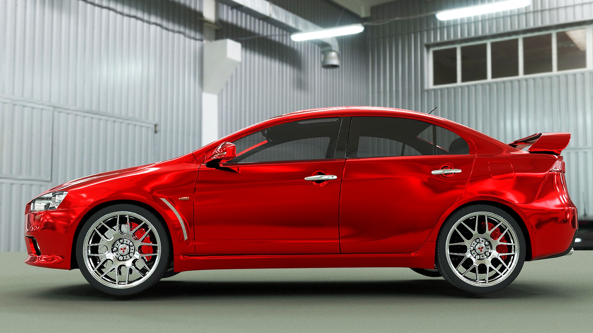 3D Mitsubishi Evo X JDM Verson - TurboSquid 1995017