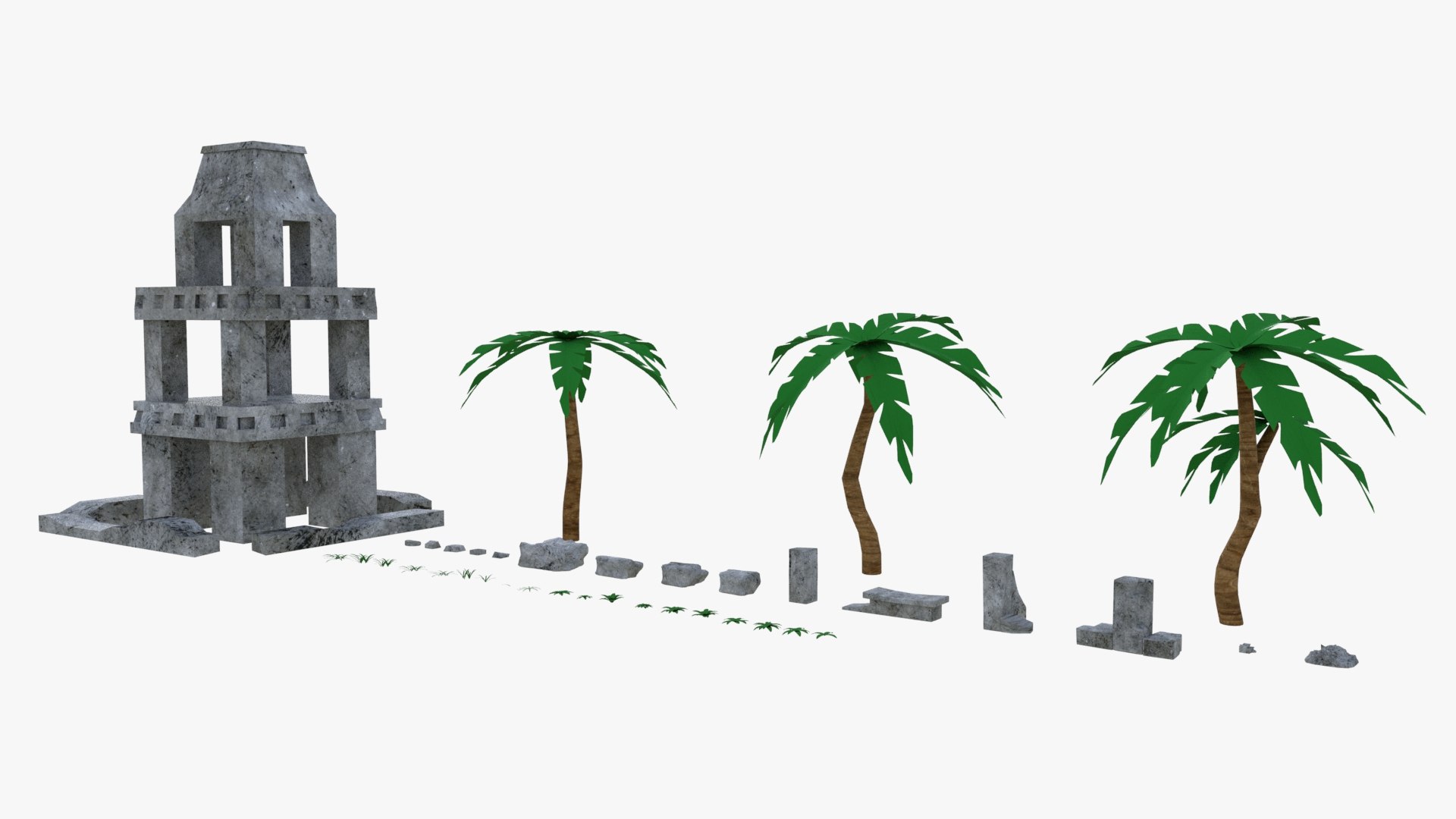 Tropical Forest 3D Model - TurboSquid 1898887