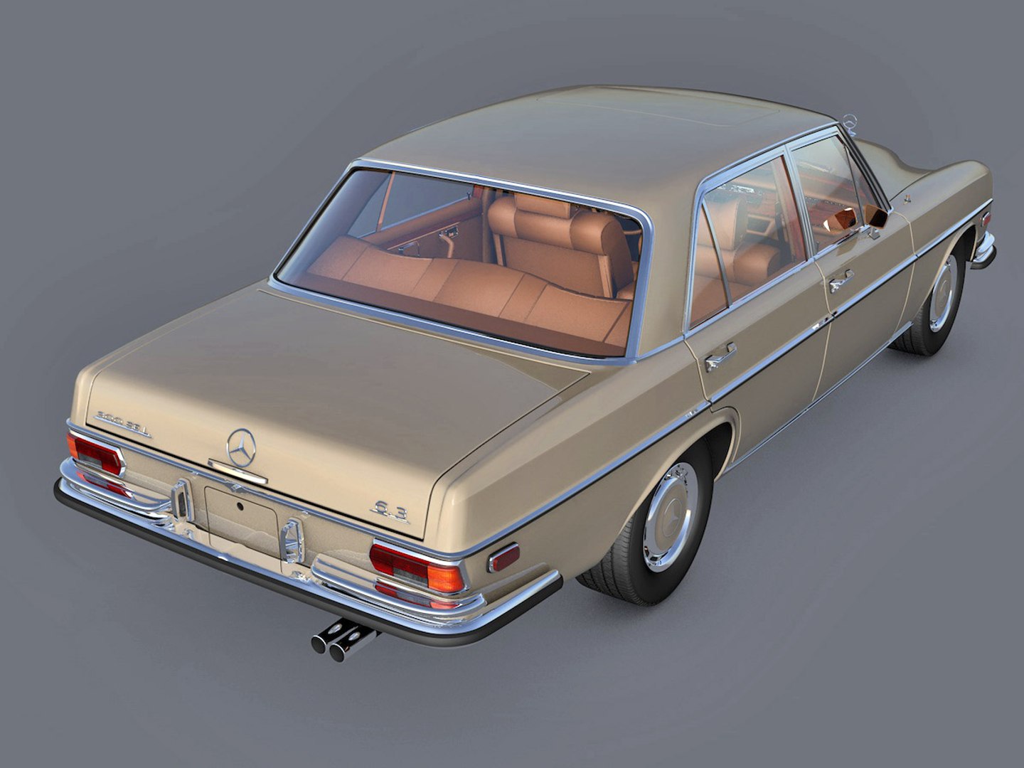 Mercedes-benz 300sel 6 3 3d C4d