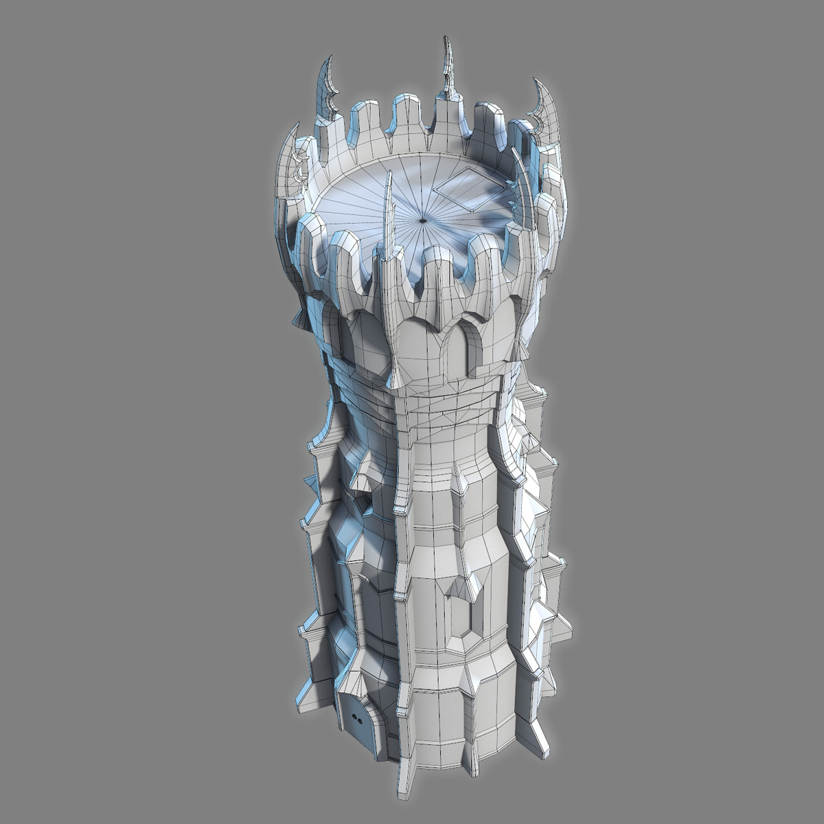 Low-poly tower 3D model - TurboSquid 1235094