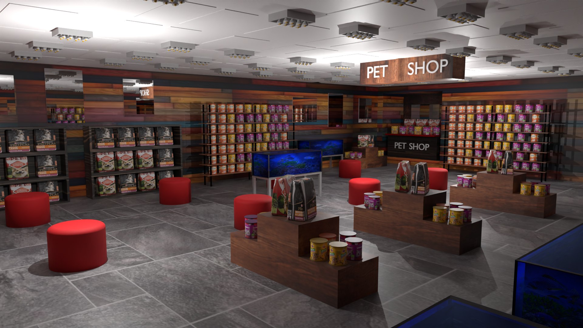 3D Model Pet Animal Fodder - Feed Shop - TurboSquid 2179931