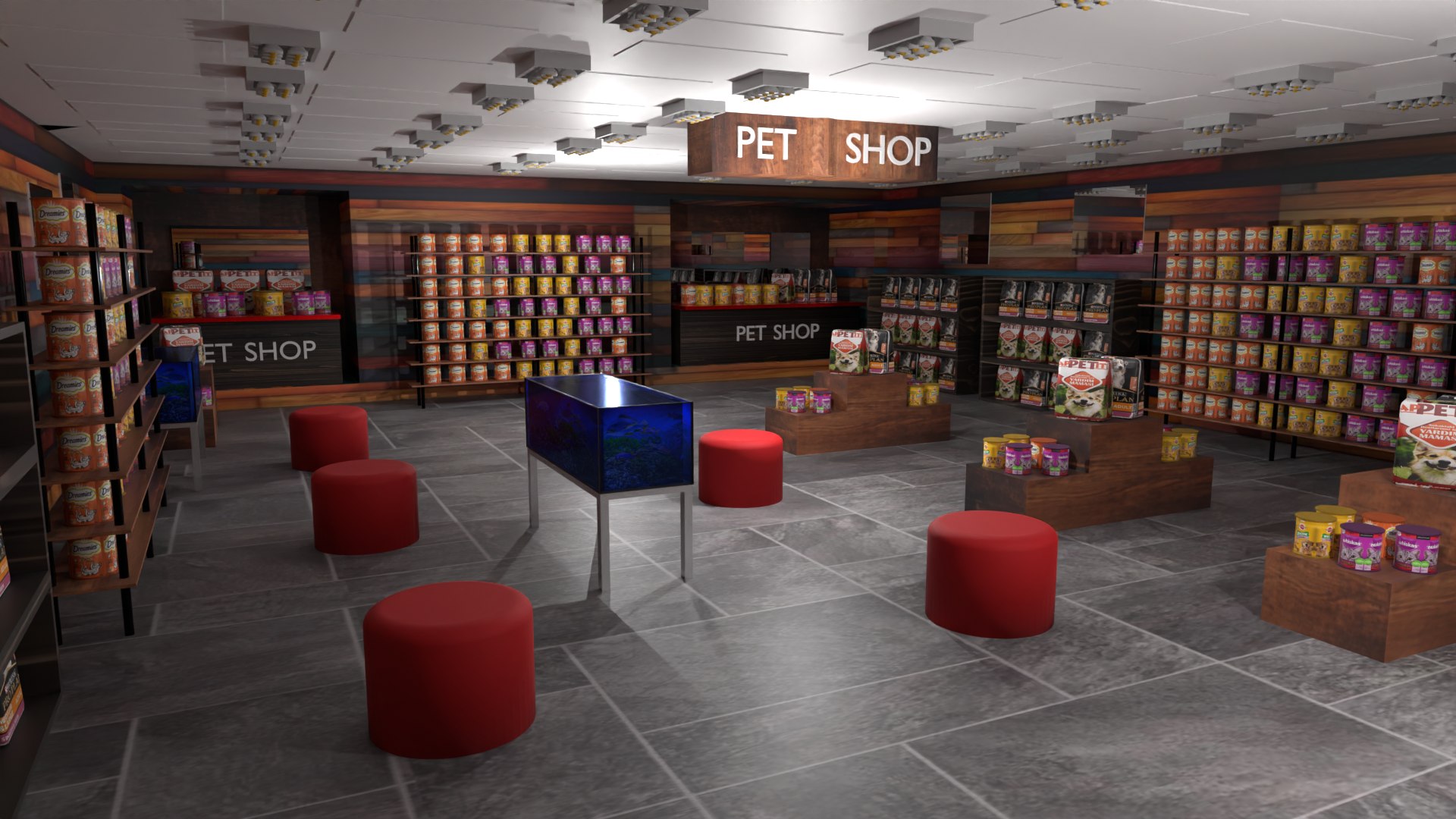 3D Model Pet Animal Fodder - Feed Shop - TurboSquid 2179931