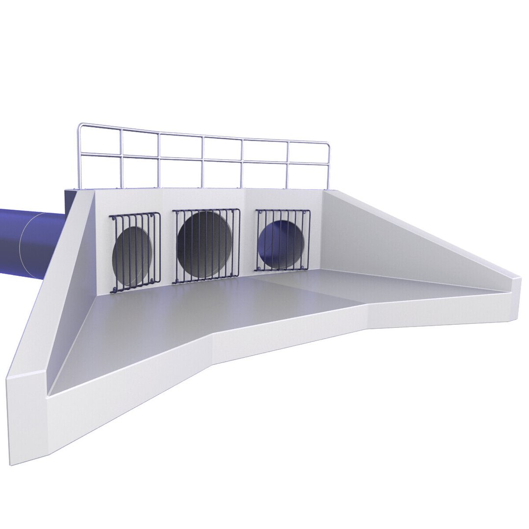 Concrete Storm Water Drain Outlet 7 Model - TurboSquid 1979955