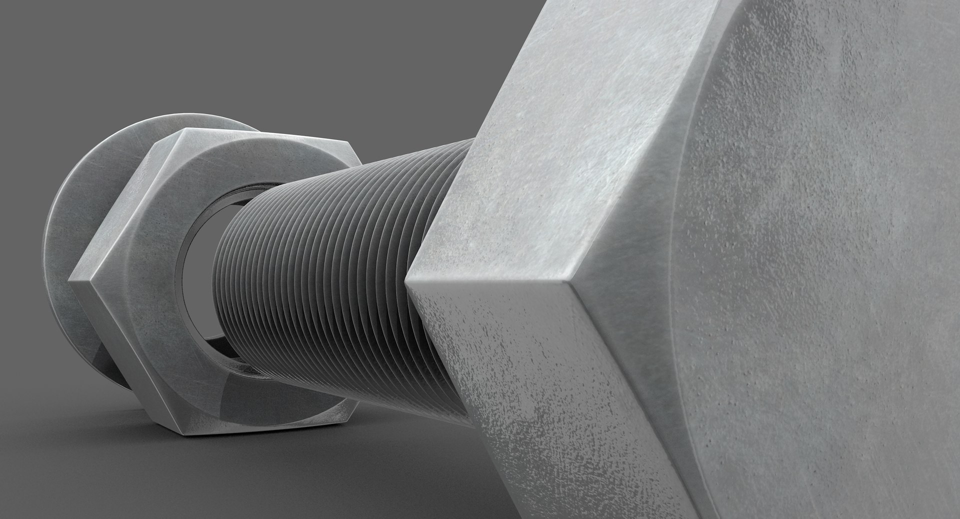 Bolt nut rust 3D model - TurboSquid 1192395