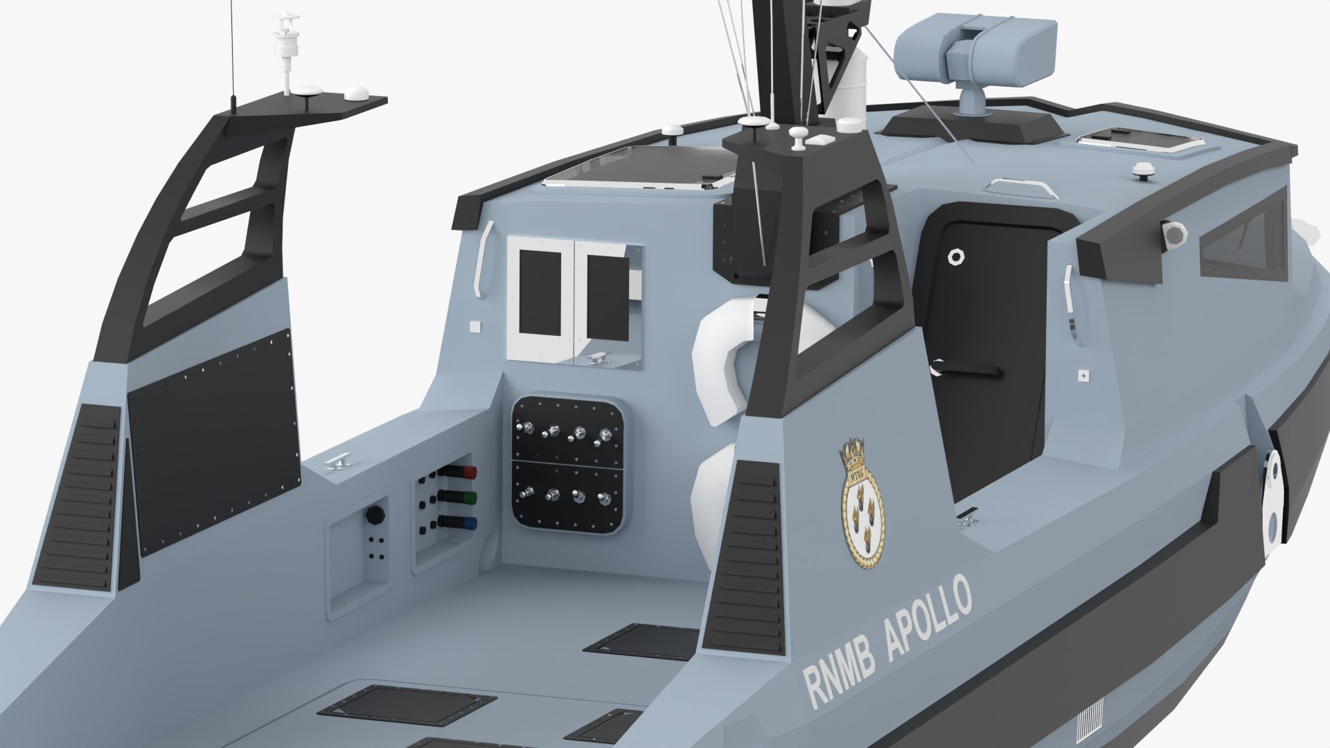 3D RNMB Apollo - Uncrewed Surface Vessel - TurboSquid 2469131