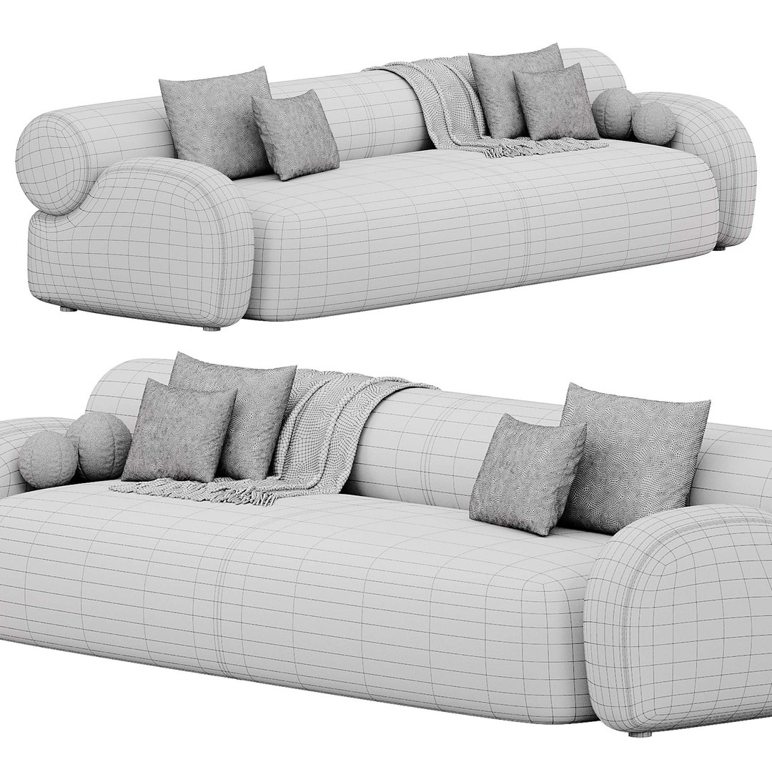 Oscar Sofa By Meridiani Model - TurboSquid 2244762
