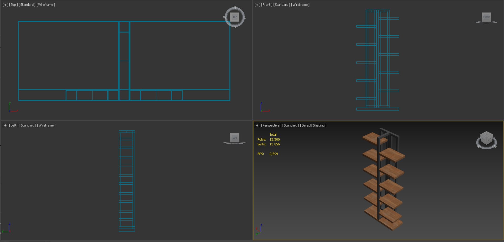 Decorative Shelf 3D Model - TurboSquid 1961737