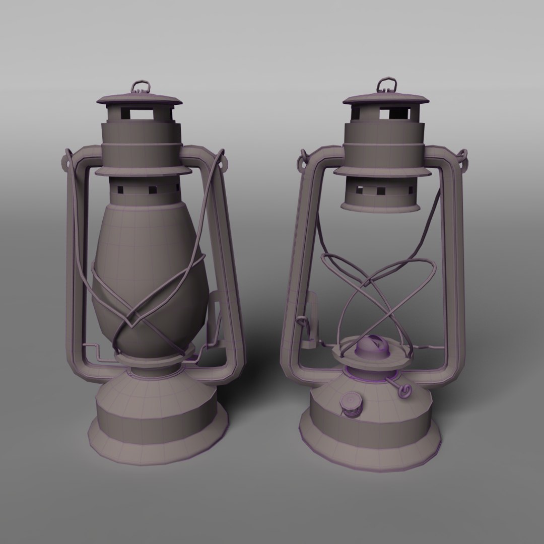3d Realistic Lantern Hurricane