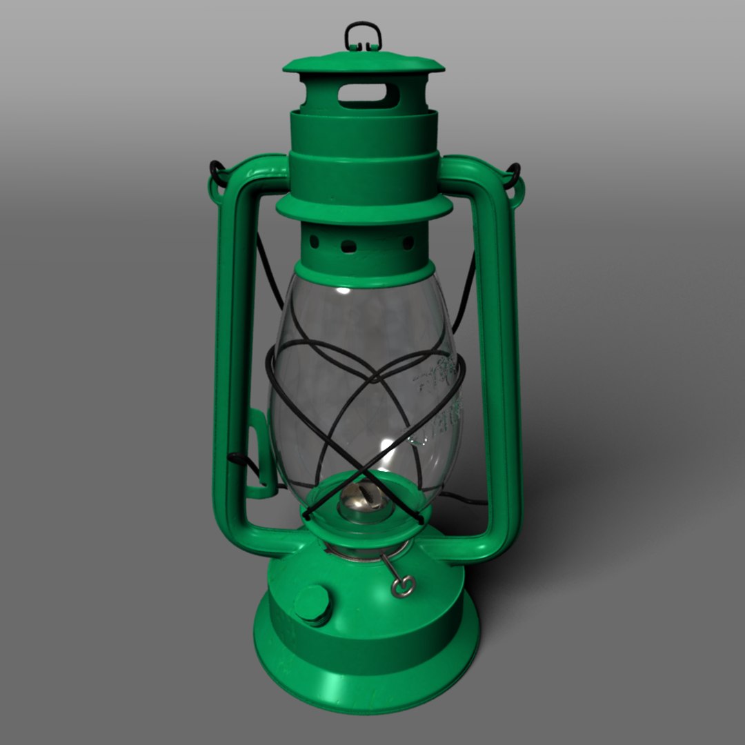 3d Realistic Lantern Hurricane