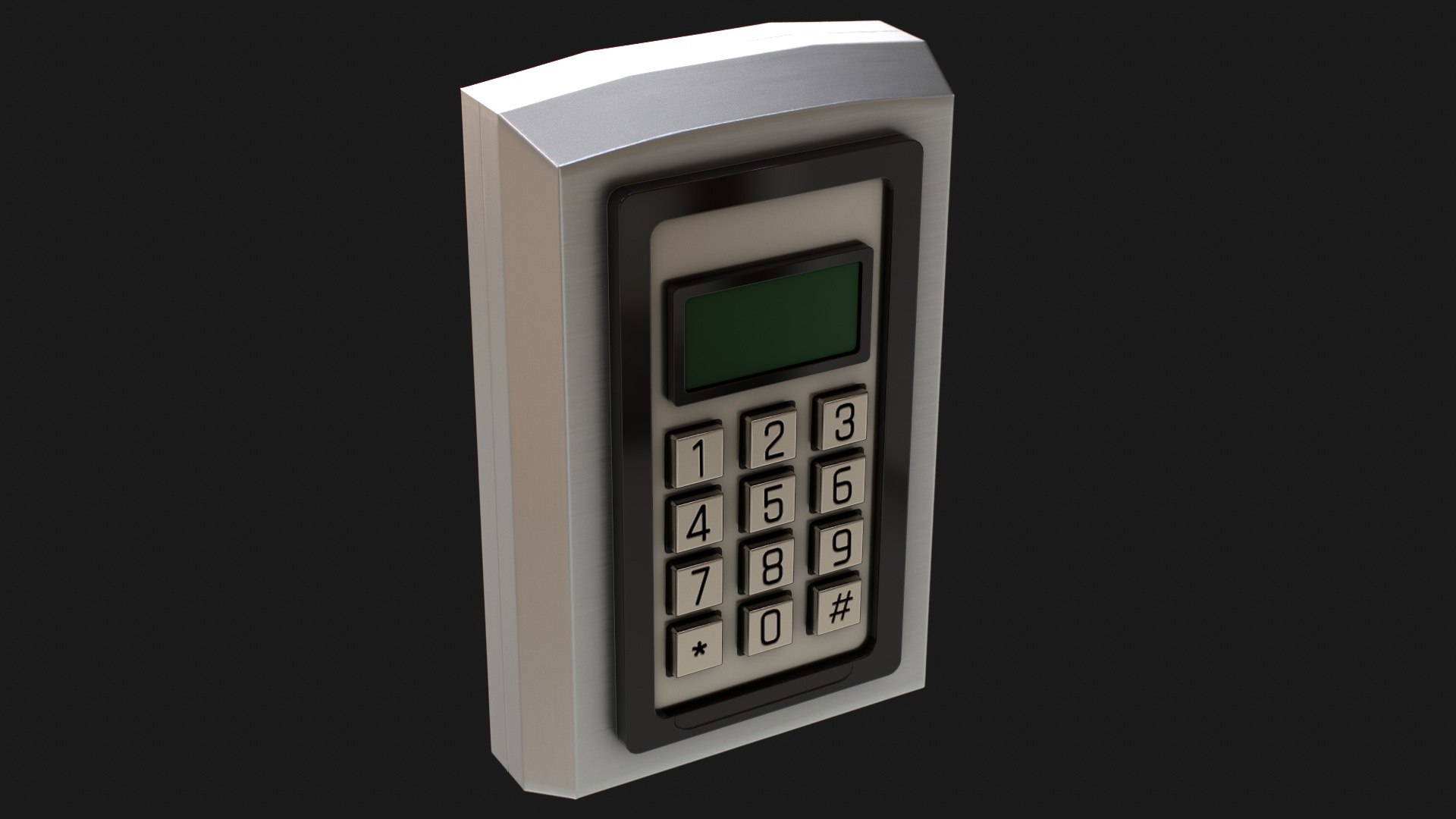 3D Model Keypad Lock - TurboSquid 2079327