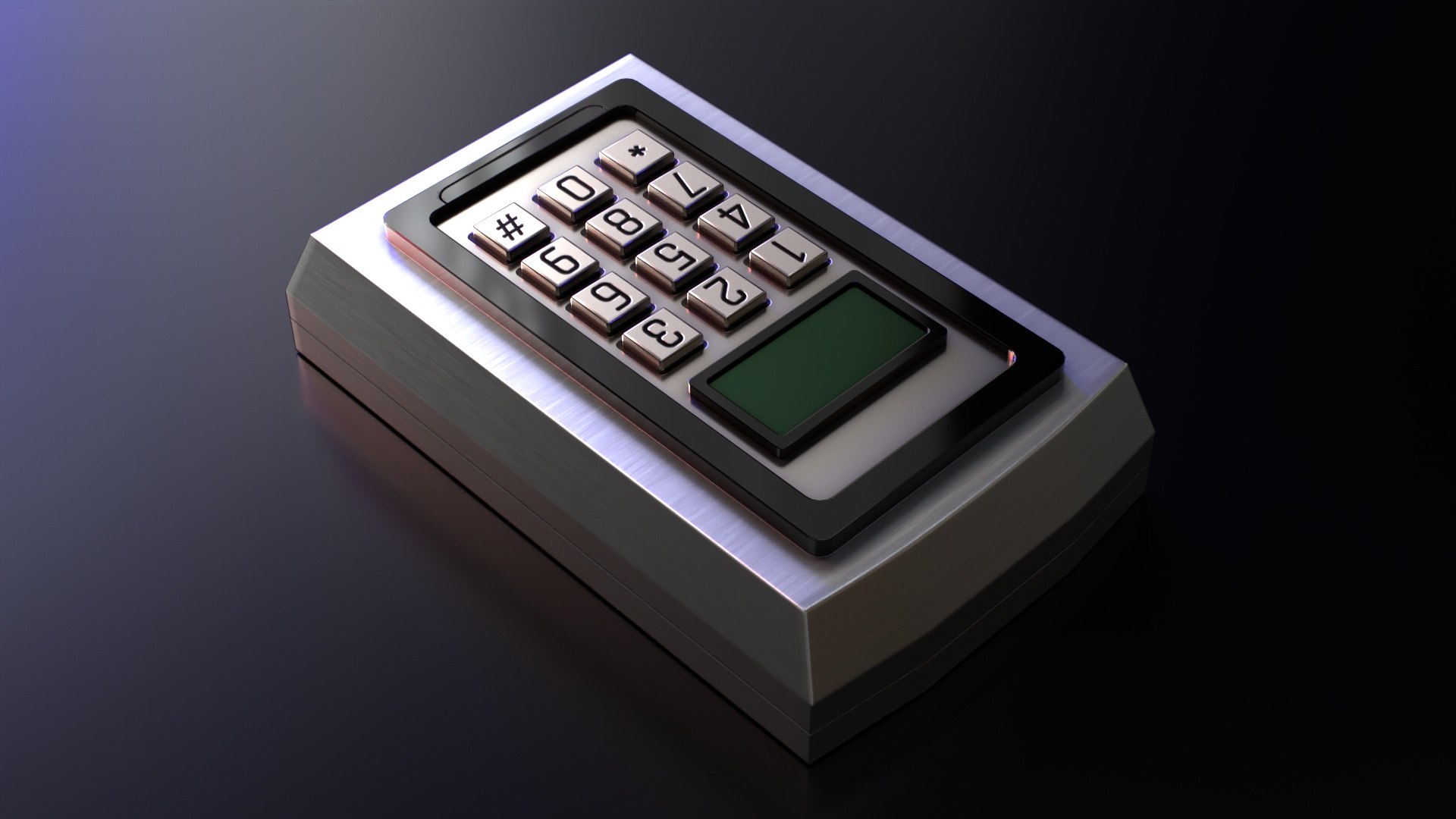 3D Model Keypad Lock - TurboSquid 2079327