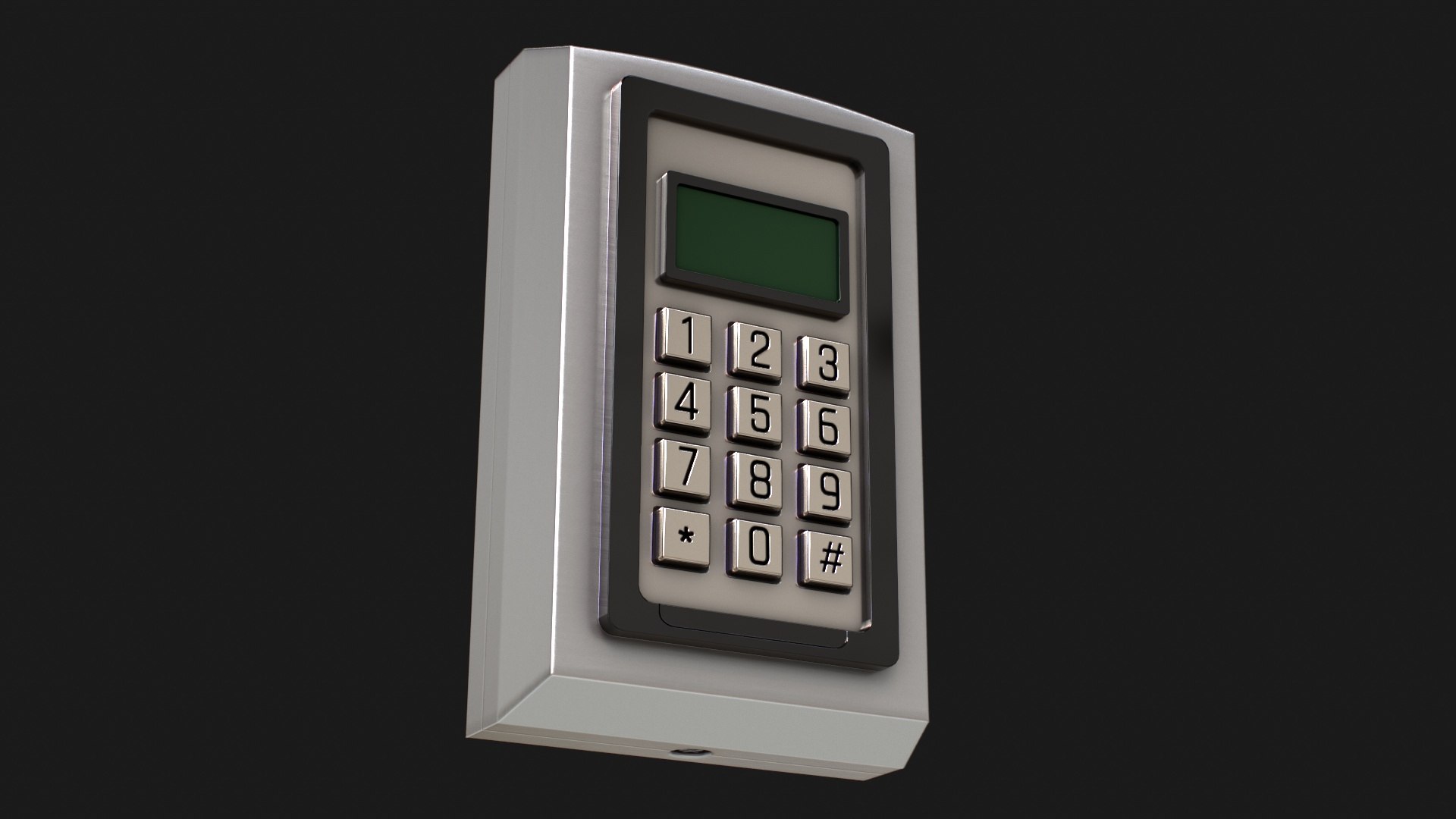 3D Model Keypad Lock - TurboSquid 2079327