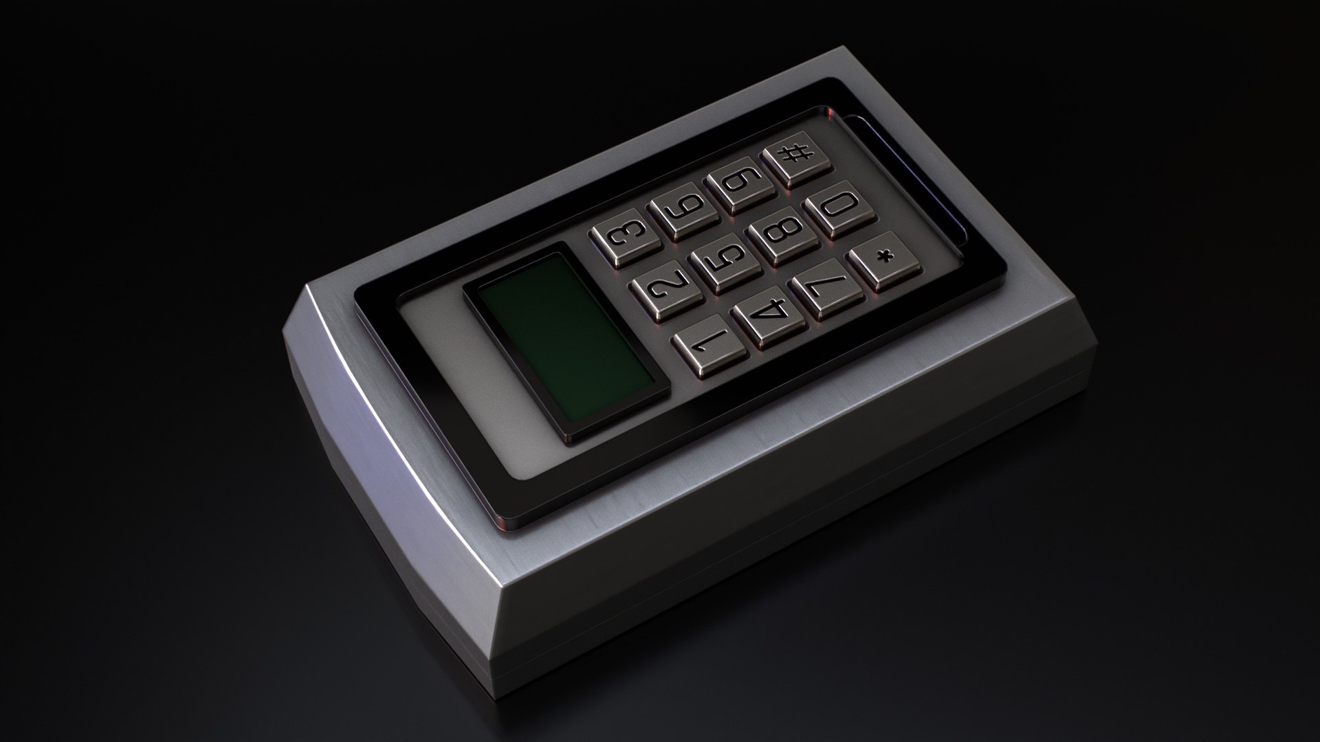 3D Model Keypad Lock - TurboSquid 2079327