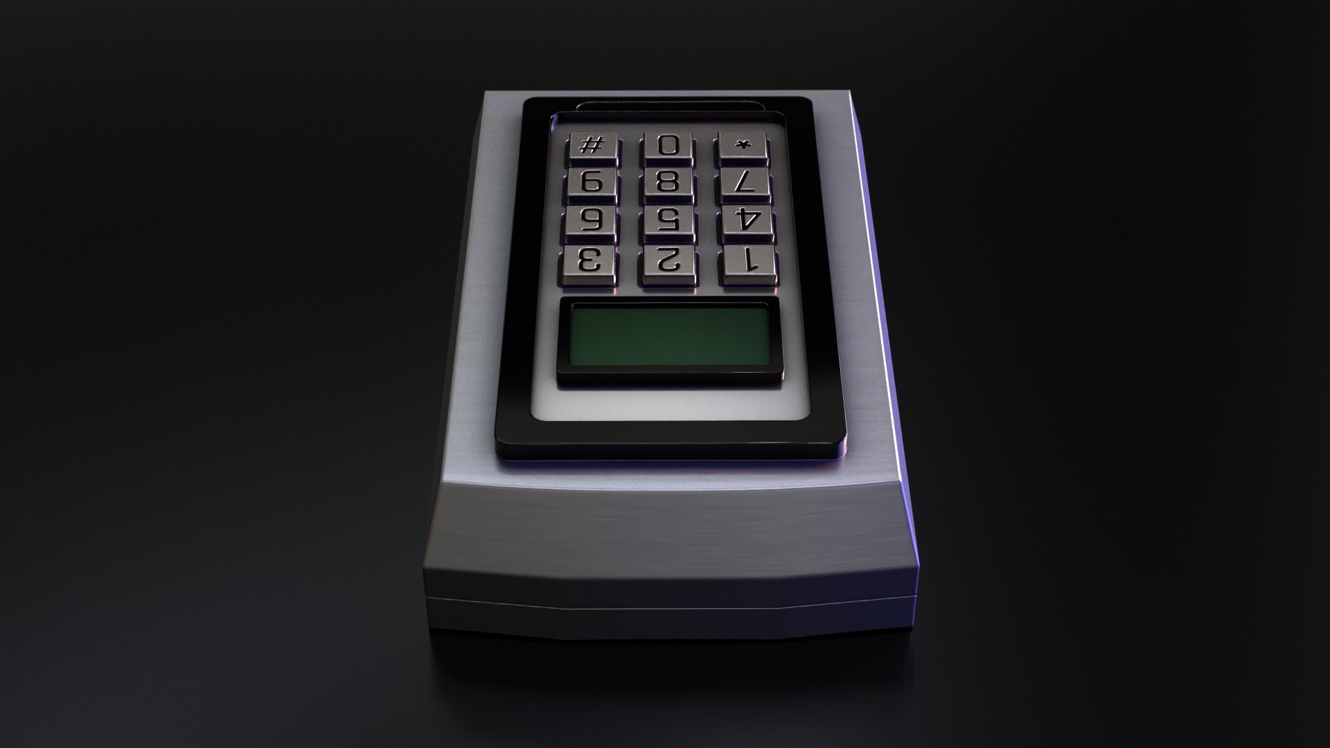 3D Model Keypad Lock - TurboSquid 2079327