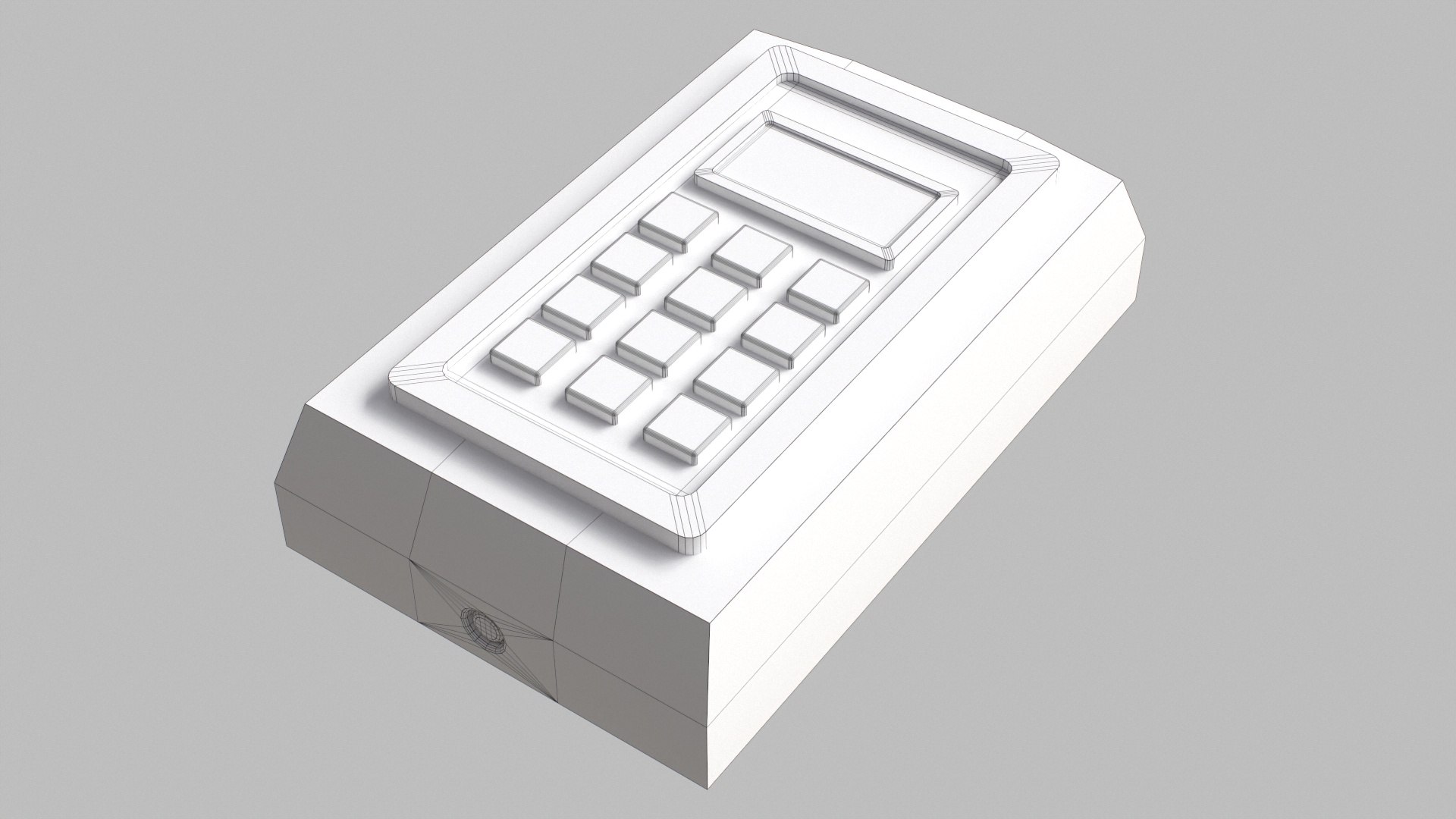 3D Model Keypad Lock - TurboSquid 2079327