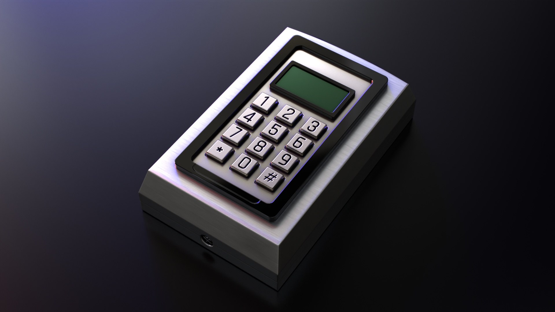3D Model Keypad Lock - TurboSquid 2079327