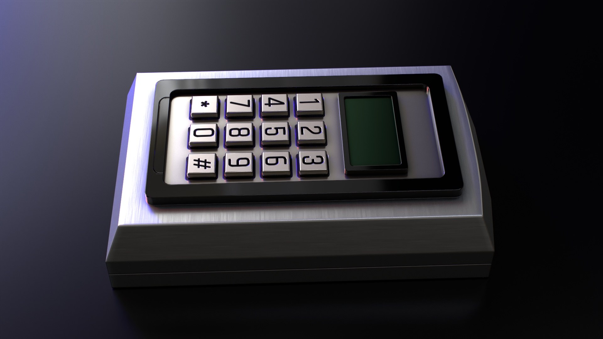 3D Model Keypad Lock - TurboSquid 2079327