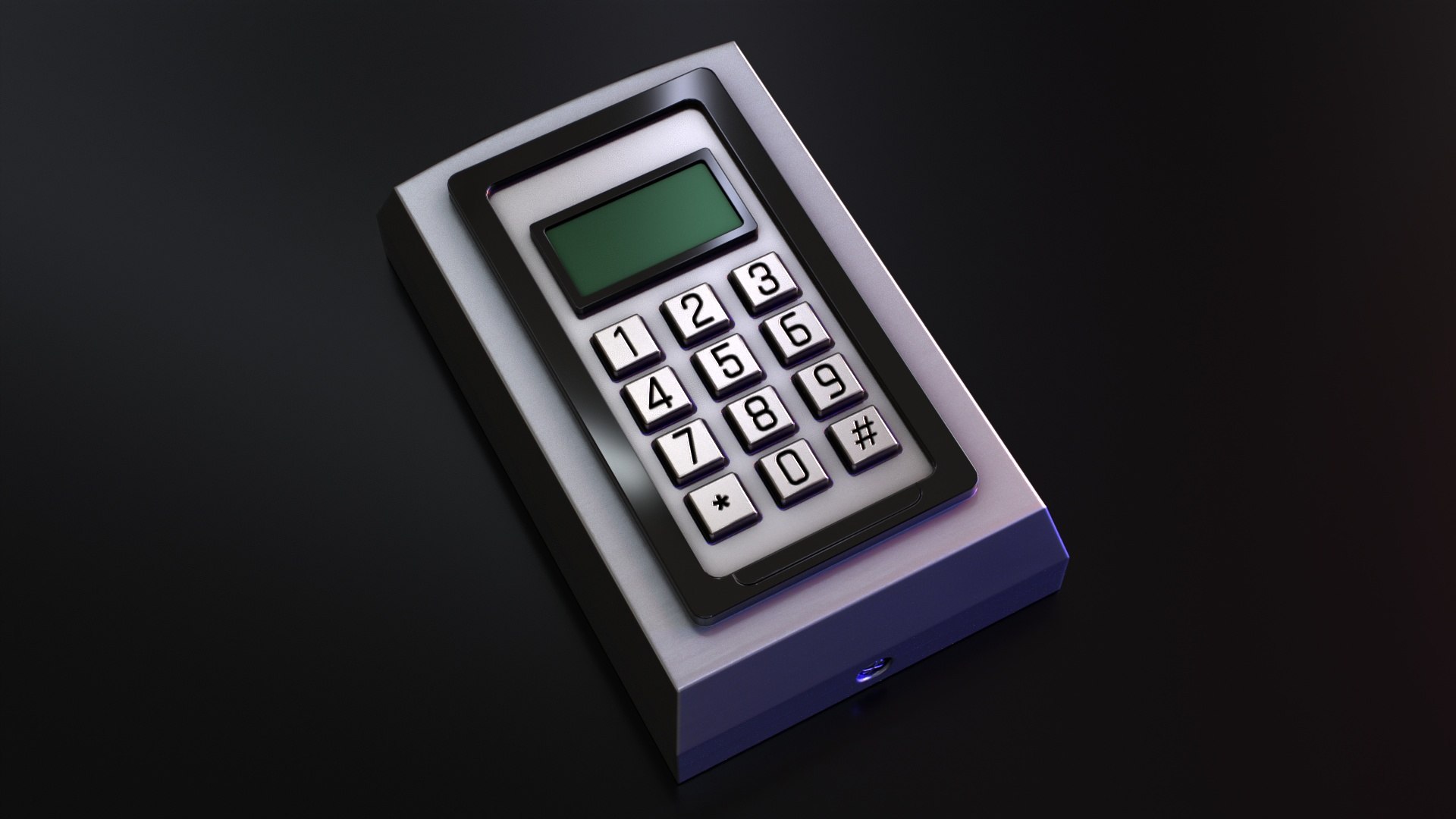 3D Model Keypad Lock - TurboSquid 2079327