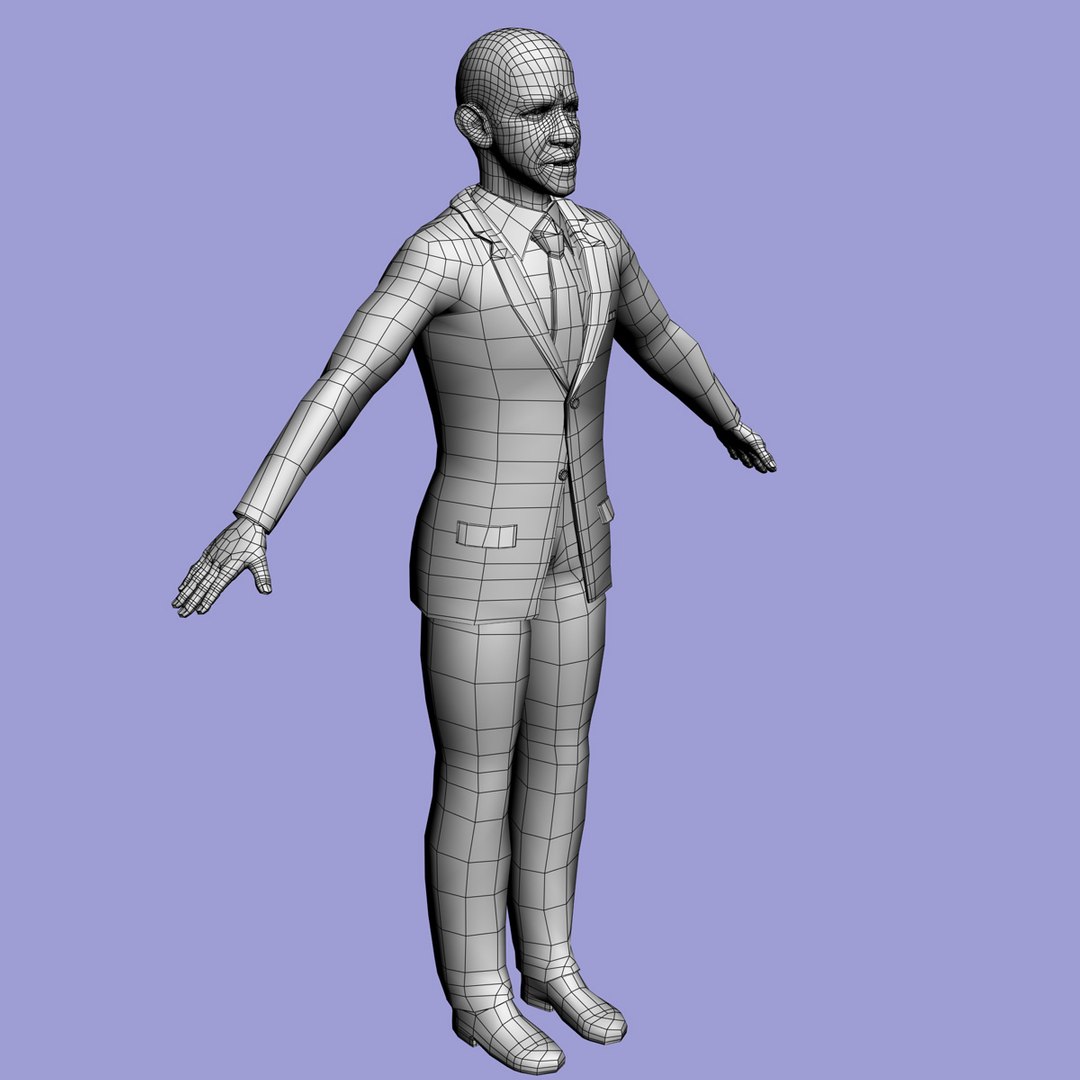 barack obama 3d max