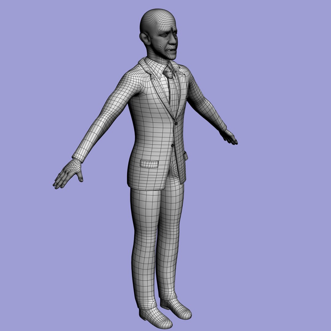 barack obama 3d max