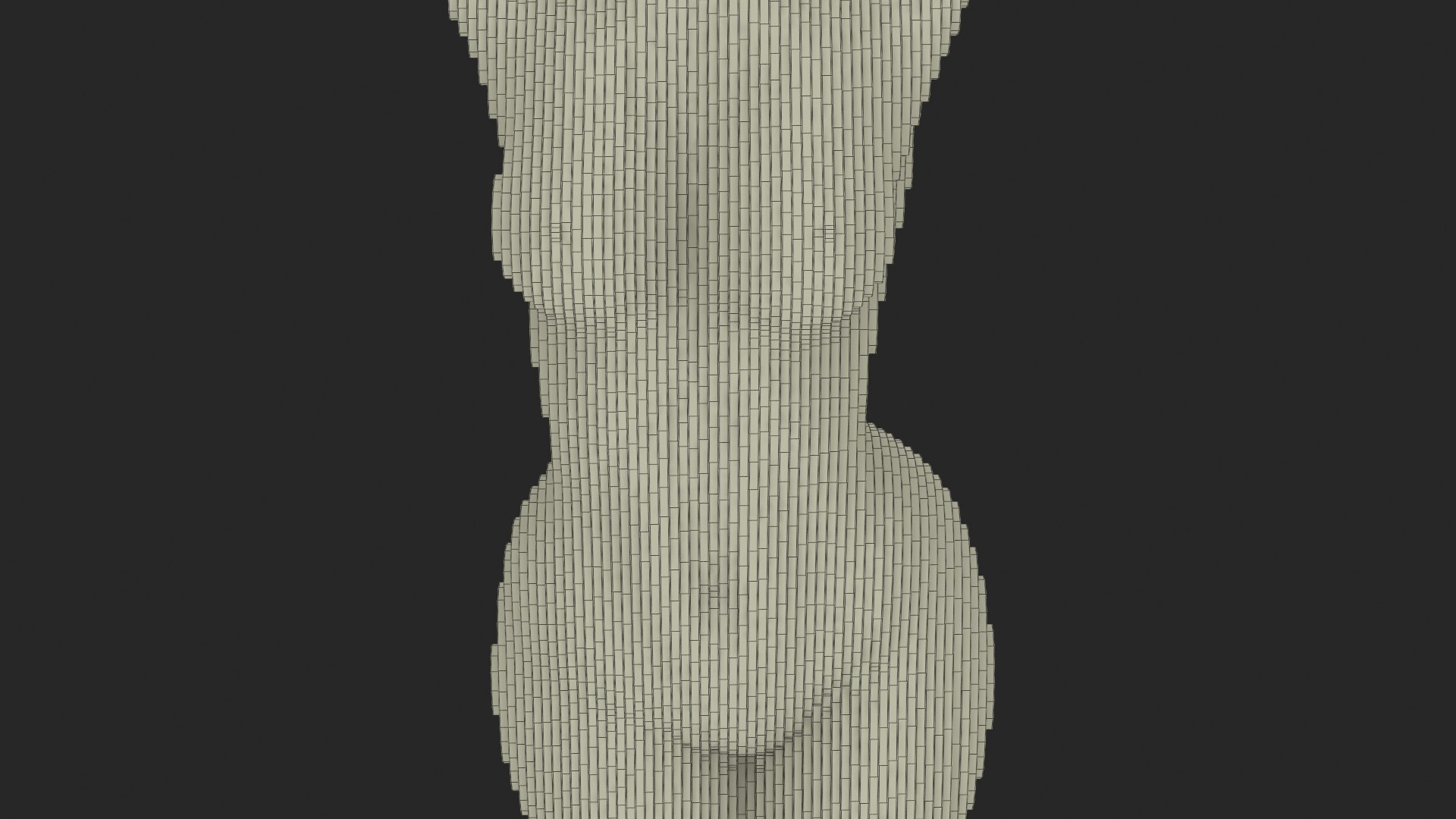 3D Parametric Woman Body White Painted Wood - TurboSquid 2398090