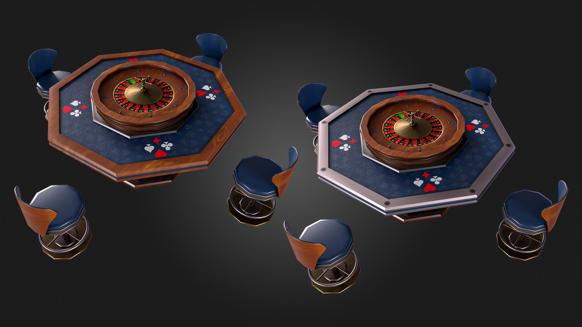 3D Roulette Table - TurboSquid 2233722