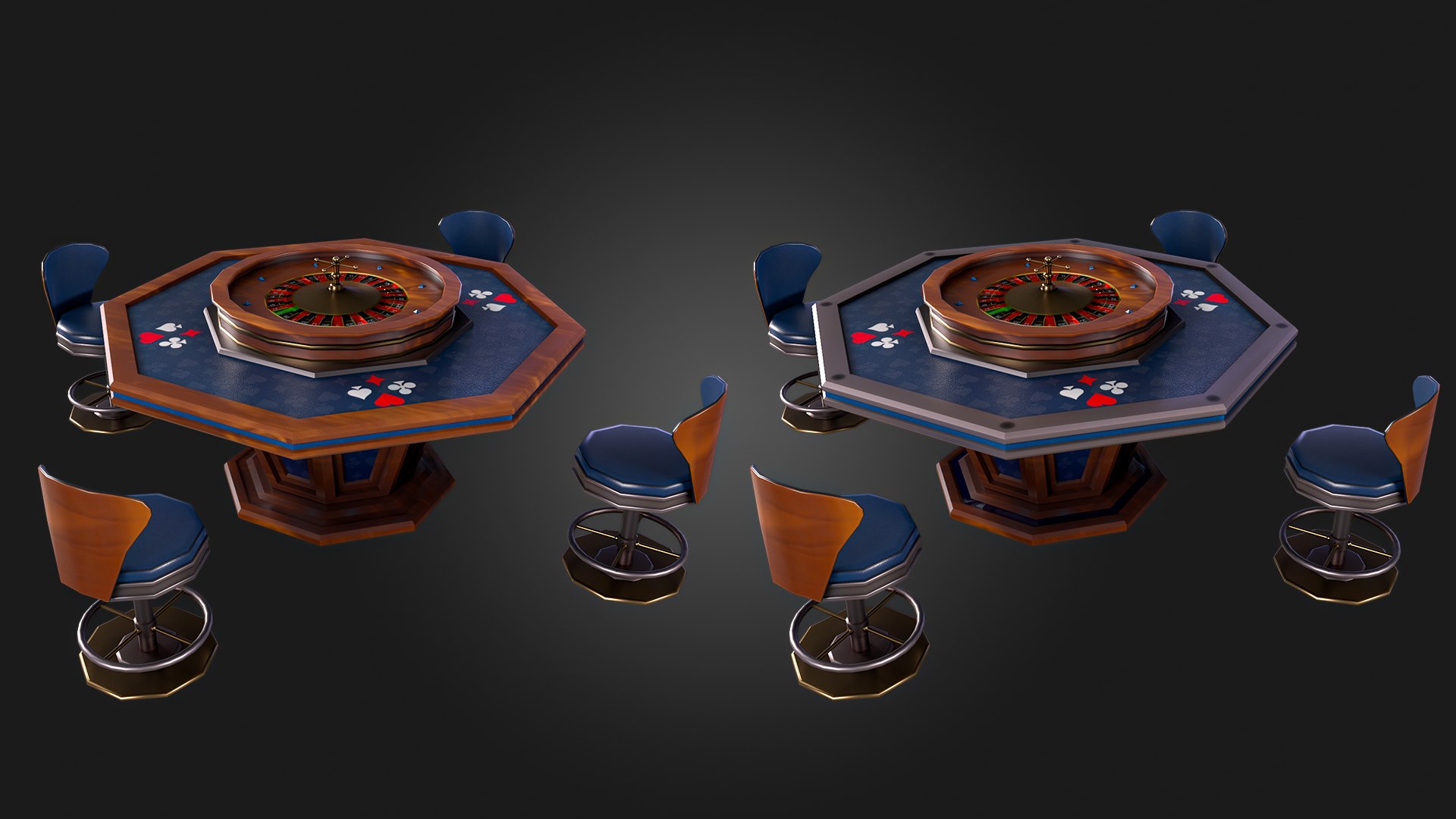 3D Roulette Table - TurboSquid 2233722