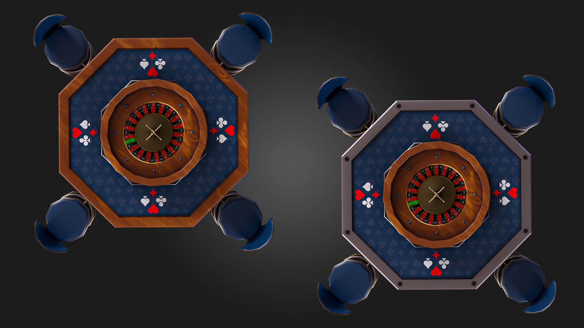 3D Roulette Table - TurboSquid 2233722
