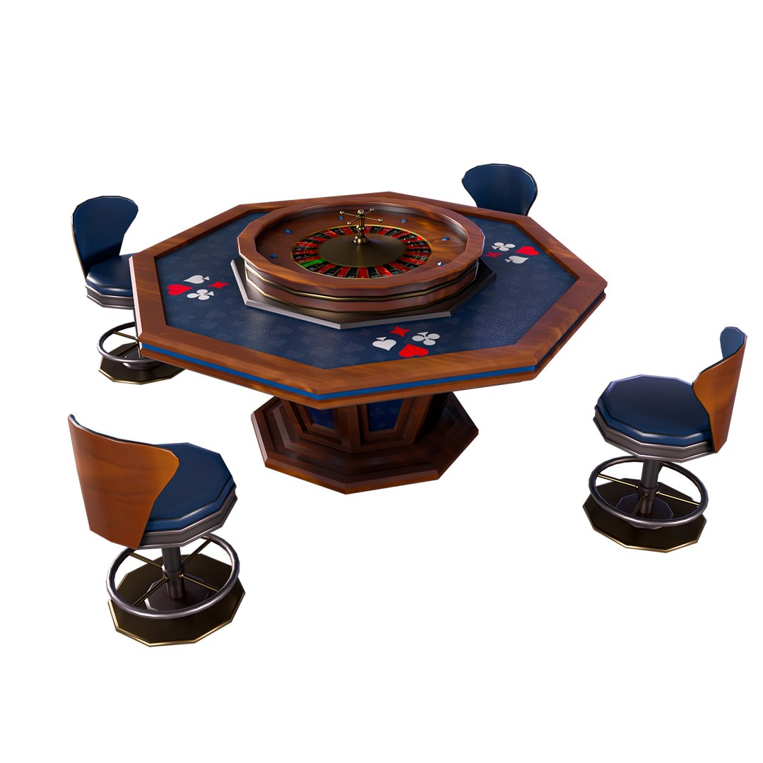 3D Roulette Table - TurboSquid 2233722