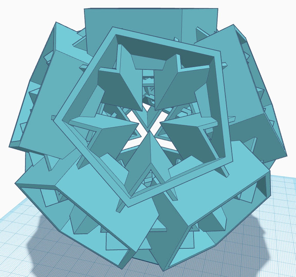 3D structure pentagon triangle - TurboSquid 1337519