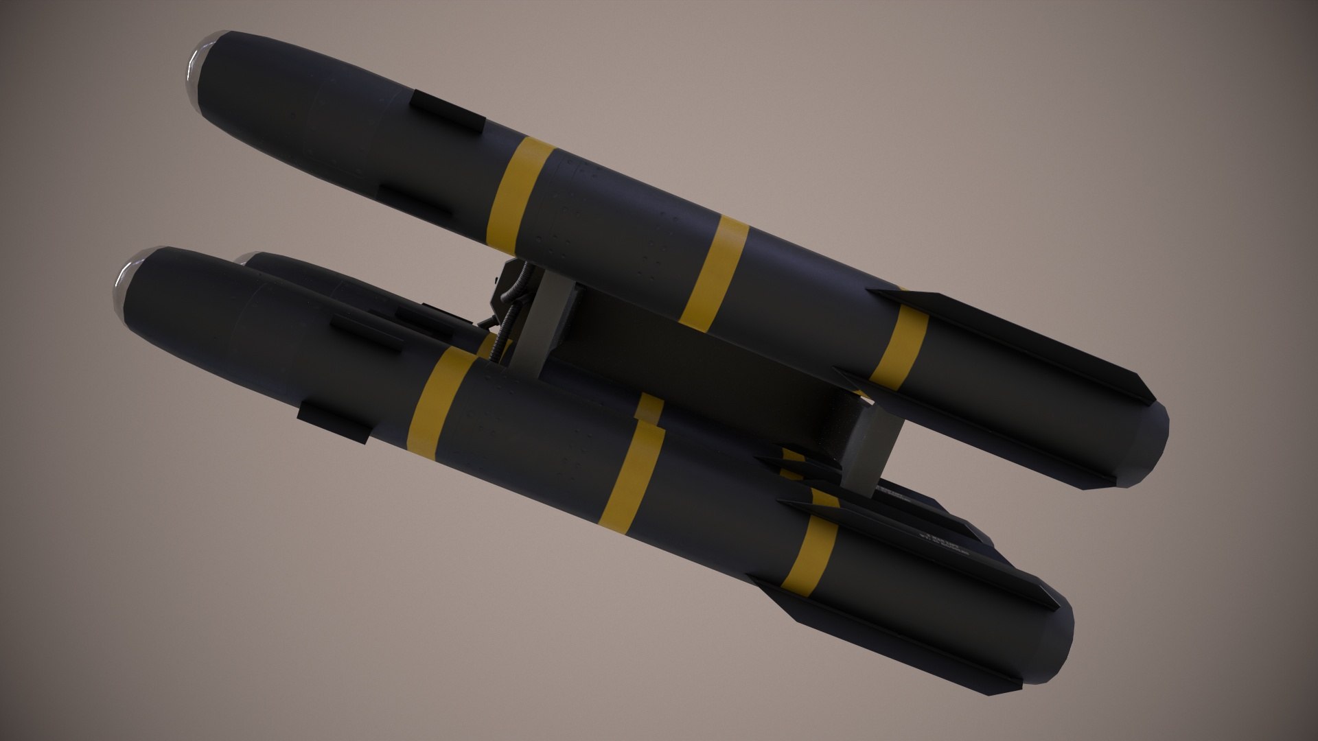 AGM-114 Hellfire Missile Launcher 3D - TurboSquid 1995286